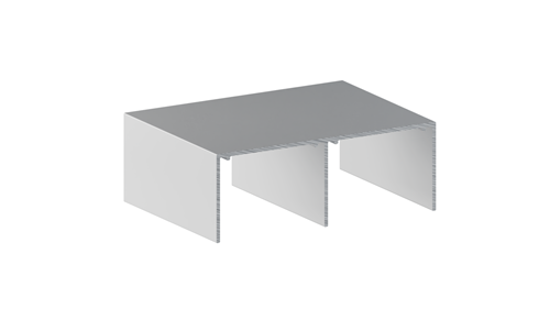 Trilho Superior 2057 Anodizado 3m - Trilho Superior 2057 Anodizado 3m ...