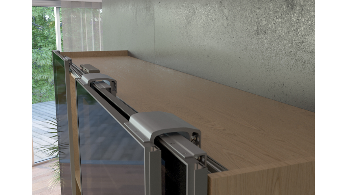 Sistema de Correr RDZ Dominus Top 3 portas Rometal - Sistema de Correr RDZ Dominus Top 3 portas ...