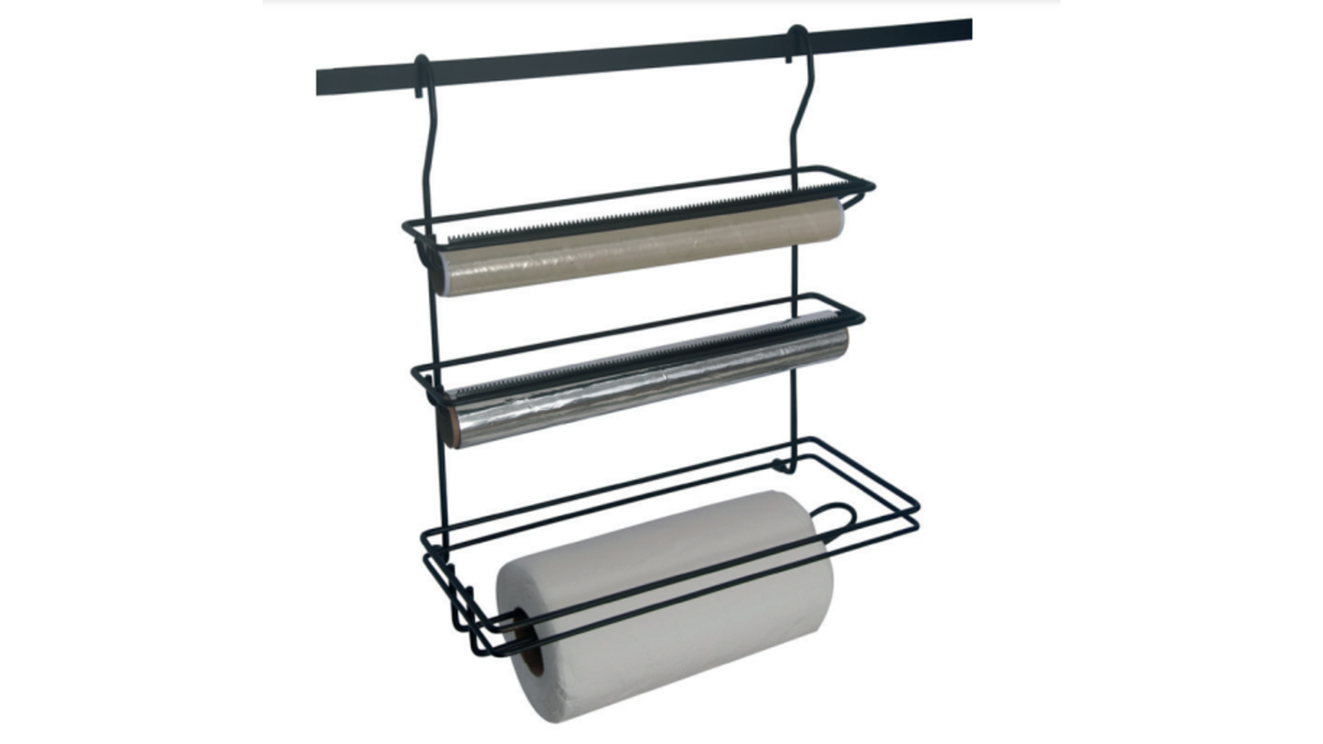 Porta Rolo Triplo Serrilhado Preto Para Barra - PORTA ROLO TRIPLO ...