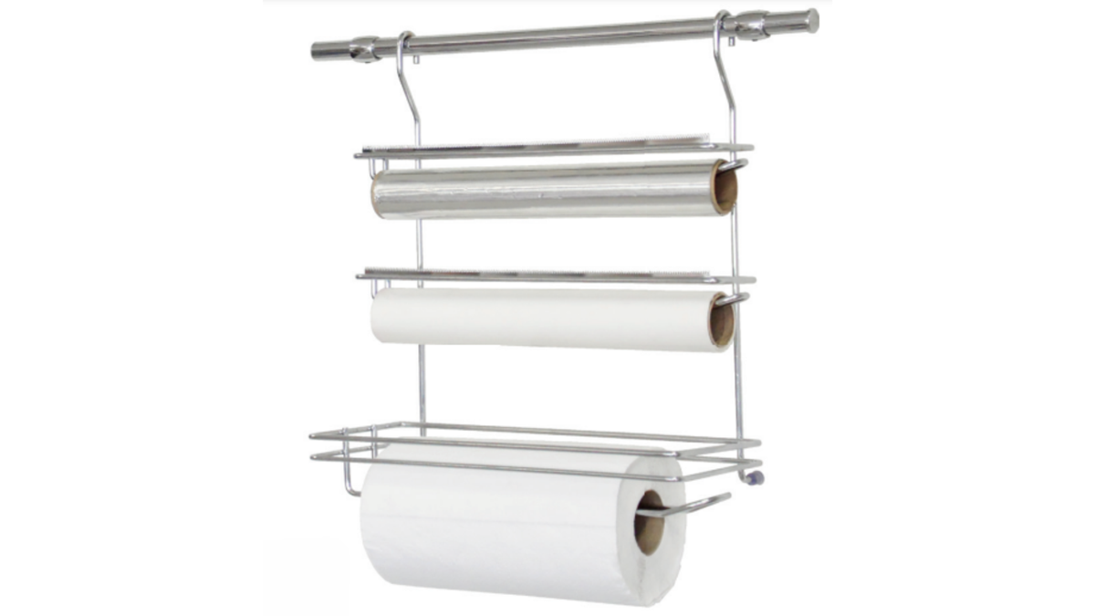 Porta Rolo Triplo Serrilhado - Porta Rolo Triplo Serrilhado - JOMER