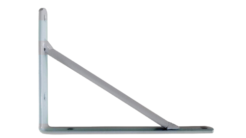 Mão Francesa Reforçada Tradicional 400mm Branco Brilhante Liso - Mão ...